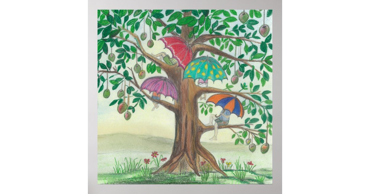 Mango Tree Poster ART_Susie Stone | Zazzle