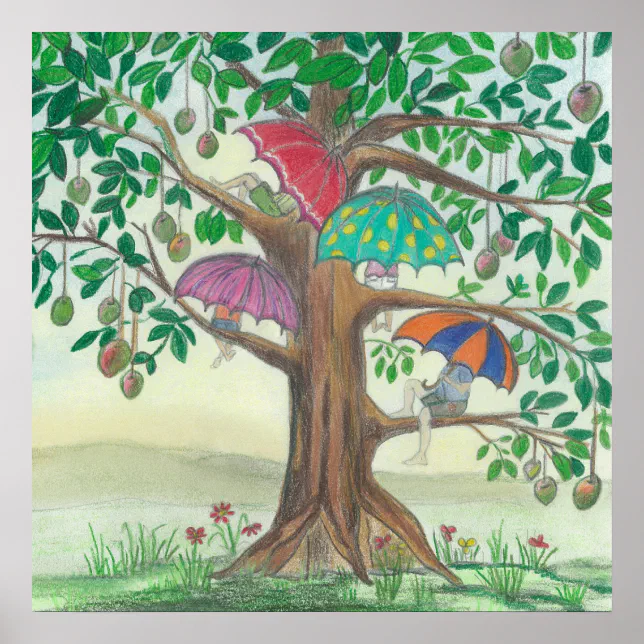 Mango Tree Poster ART_Susie Stone | Zazzle