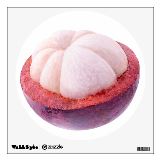 Mangosteen half wall decal | Zazzle
