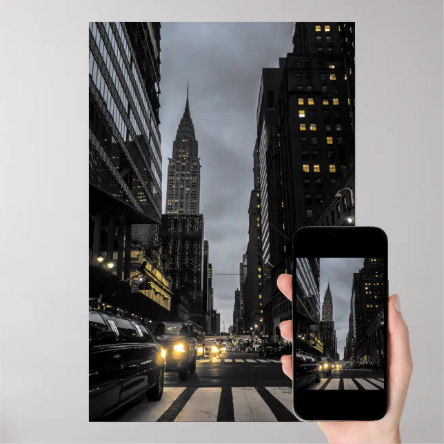 Manhattan Evening Poster | Zazzle