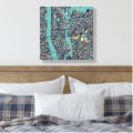 Manhattan New York Map Canvas Print | Zazzle