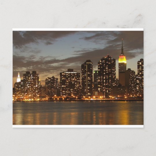 Manhattan Skyline, New York City, New York, USA Postcard | Zazzle.com