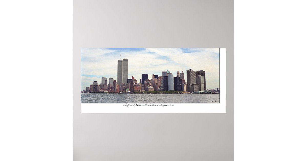 Manhattan Skyline Poster | Zazzle