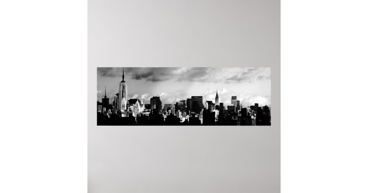 Manhattan Skyline Poster | Zazzle