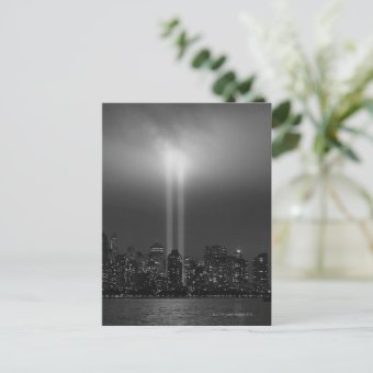 Manhattan skyline with 9/11, New York City Postcard | Zazzle