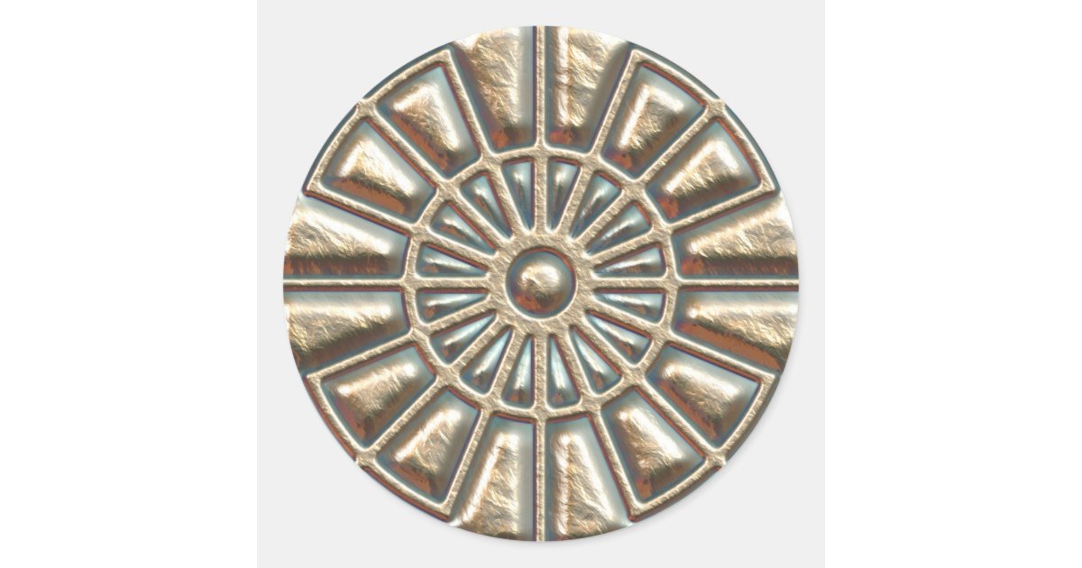 Manhole Cover Classic Round Sticker | Zazzle