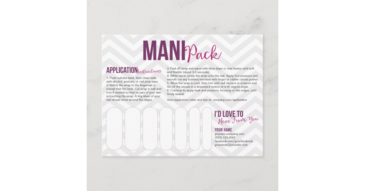 Mani Pack Postcards | Zazzle