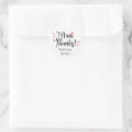Mani Thanks Labels Stickers | Zazzle