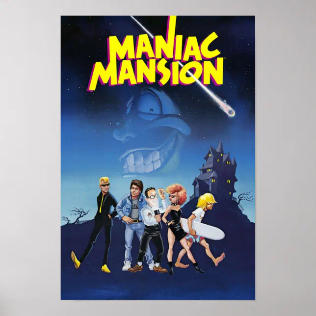 Maniac Mansion Poster | Zazzle