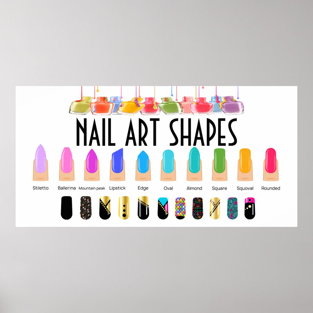 Manicure Nail Art Poster | Zazzle