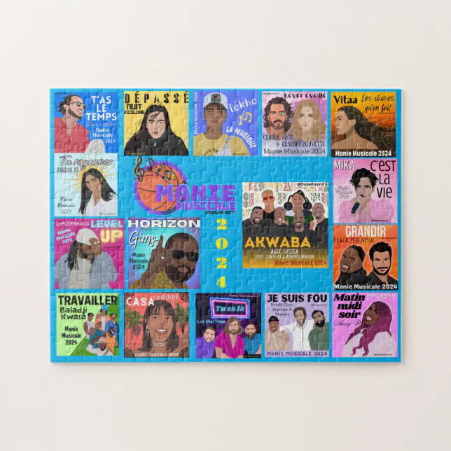 Manie Musicale 2024 Puzzle | Zazzle