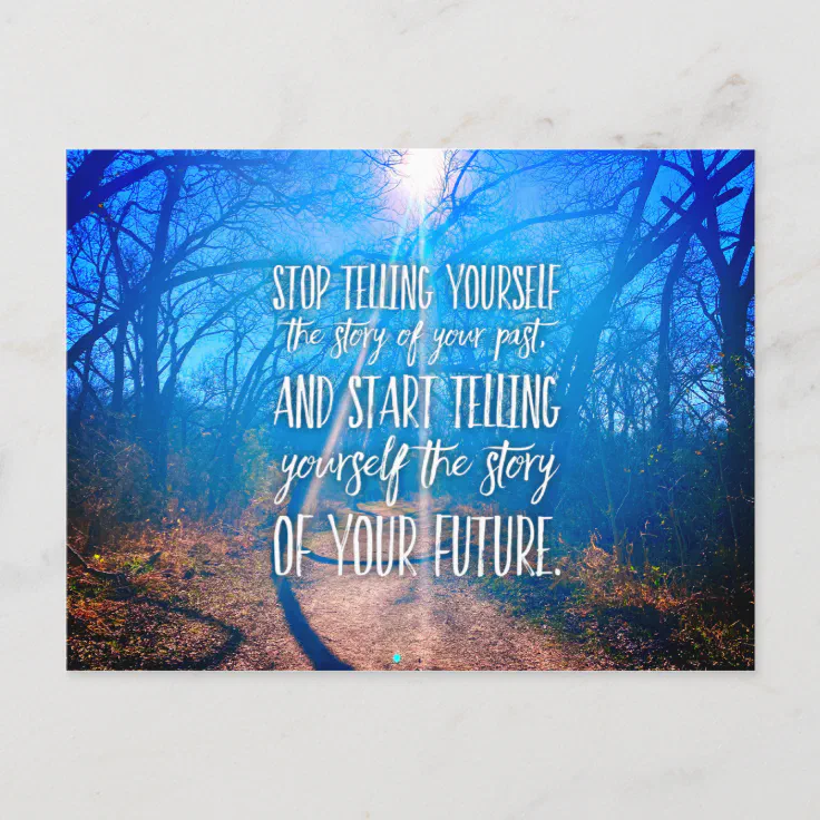 Manifest Your Destiny Inspirational Quote Postcard | Zazzle