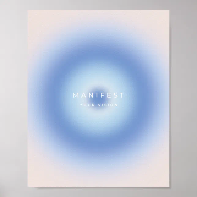 Manifest Your Vision Poster | Zazzle