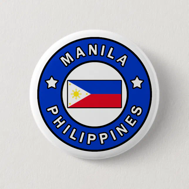Manila Philippines Button | Zazzle