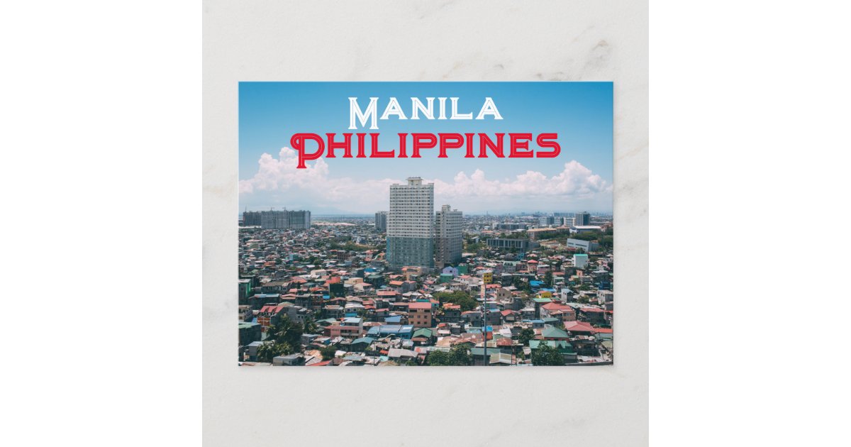Manila, Philippines Postcard | Zazzle