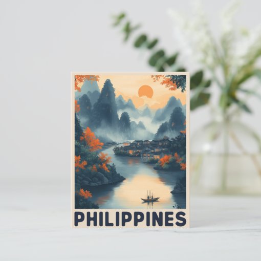 Manila, Philippines - Vintage Travel Postcard | Zazzle