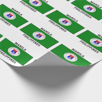 Manila Philippines Wrapping Paper | Zazzle