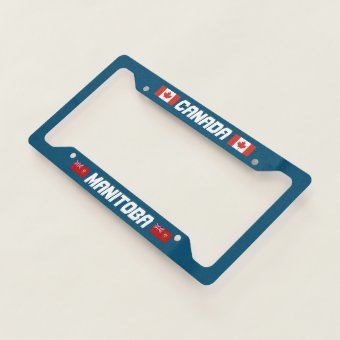 Manitoba Canada License Plate Frame | Zazzle