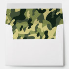 Army Green Camouflage Lined Envelope | Zazzle.com
