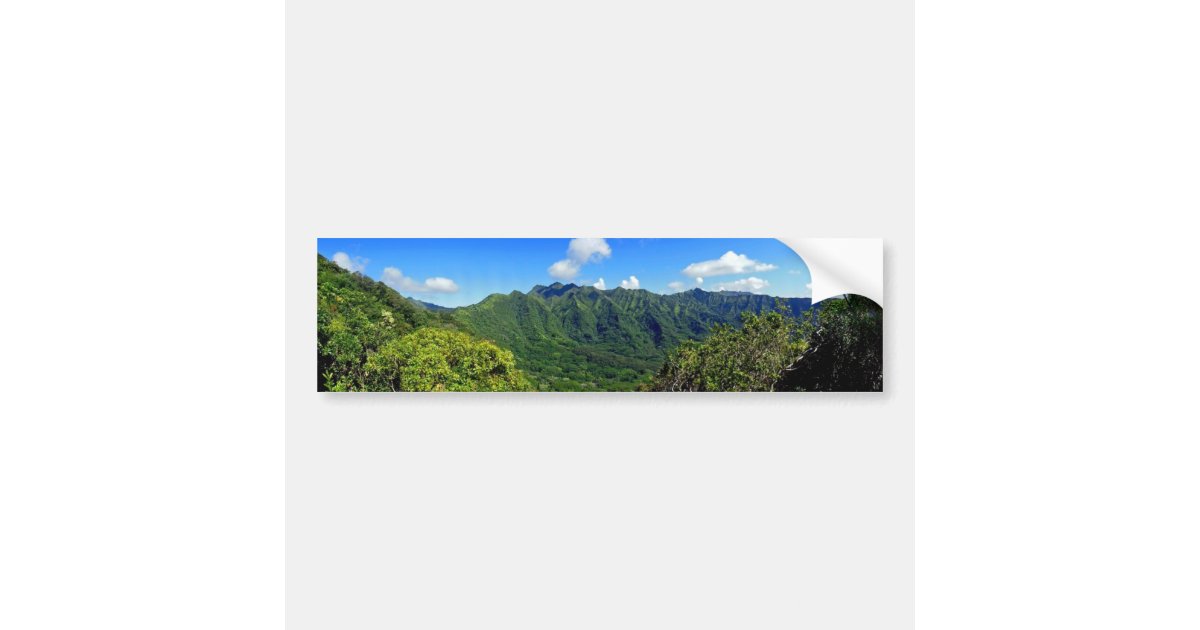 Manoa Valley, Hawaii Bumper Sticker | Zazzle