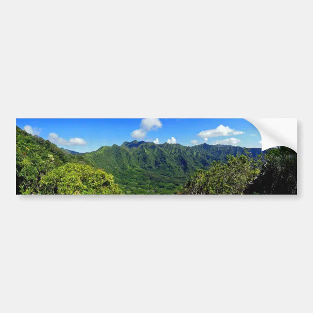 Manoa Valley, Hawaii Bumper Sticker | Zazzle