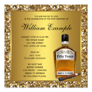 Whiskey Invitations | Zazzle