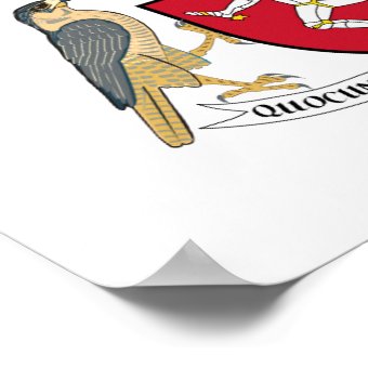 Manx coat of arms poster | Zazzle