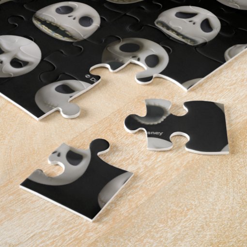 Many Faces of Jack Skellington - Pattern Jigsaw Puzzle | Zazzle