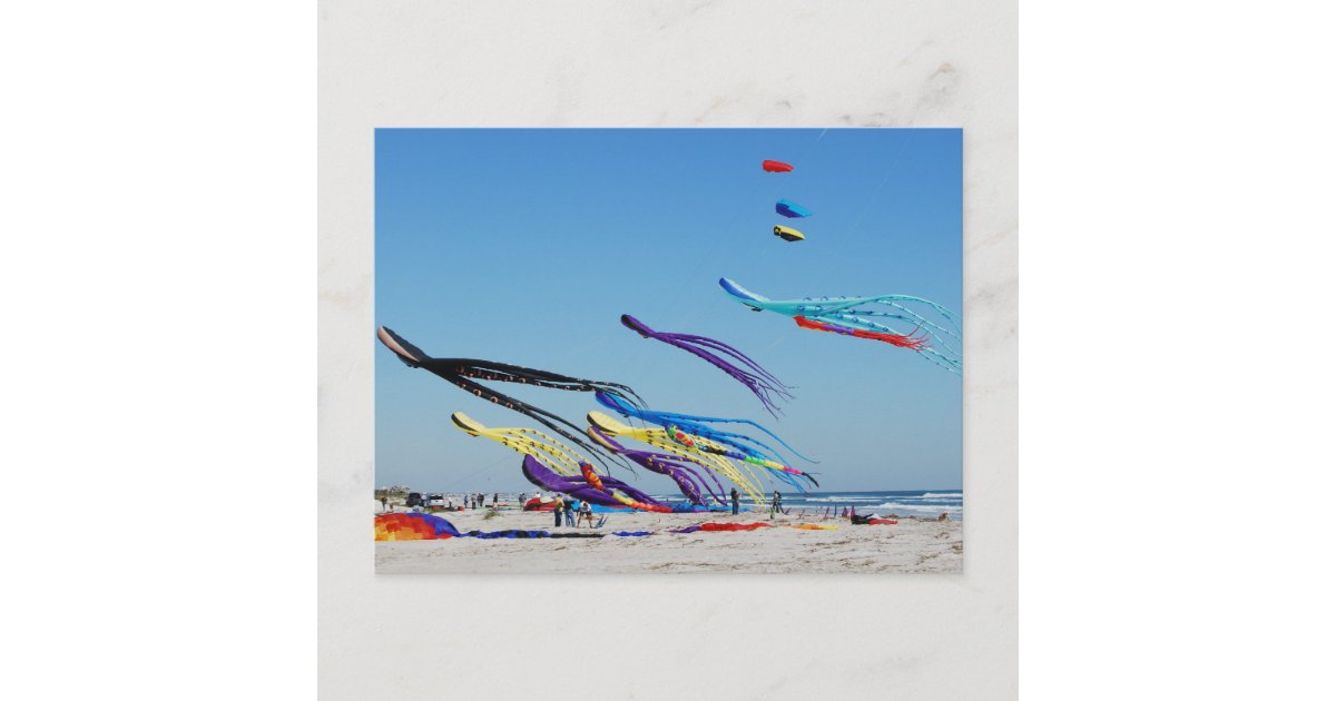 Many Multi Color Kites Postcard | Zazzle Many Multi Color Kites Postcard | Zazzle