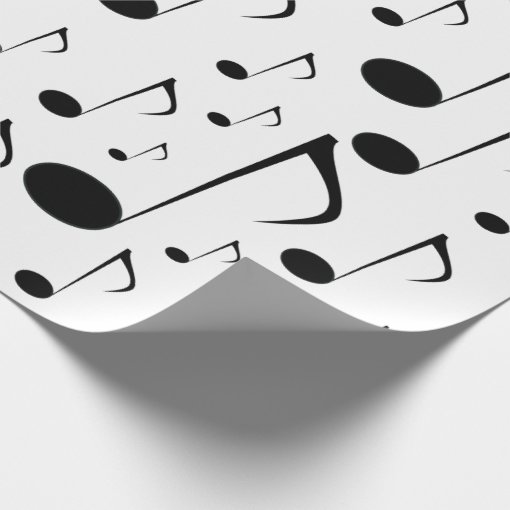 Many Music Notes Wrapping Paper | Zazzle