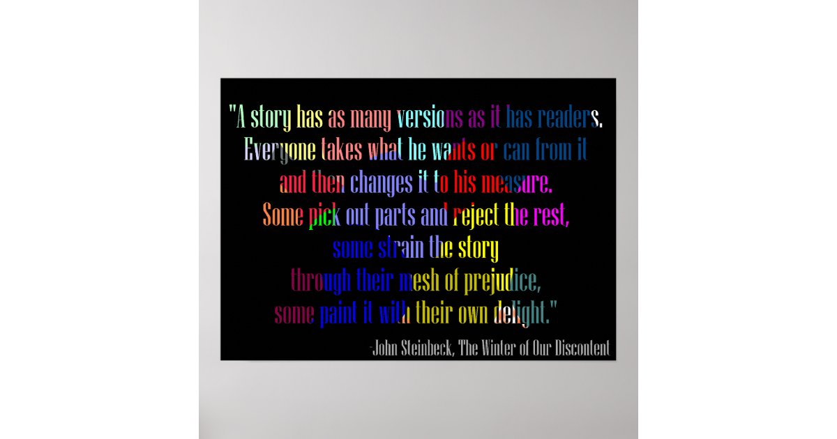 Many Versions Poster | Zazzle