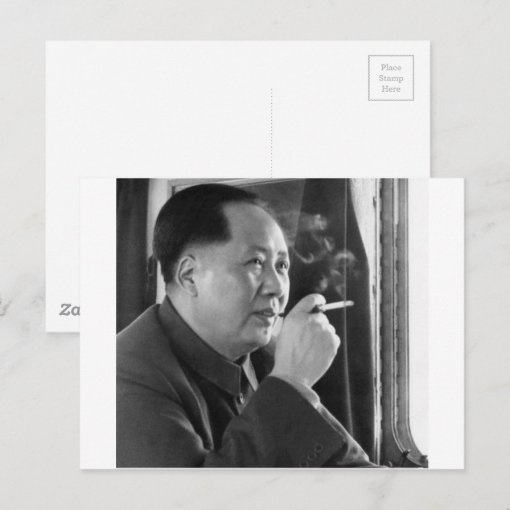 mao tse tung postcard | Zazzle