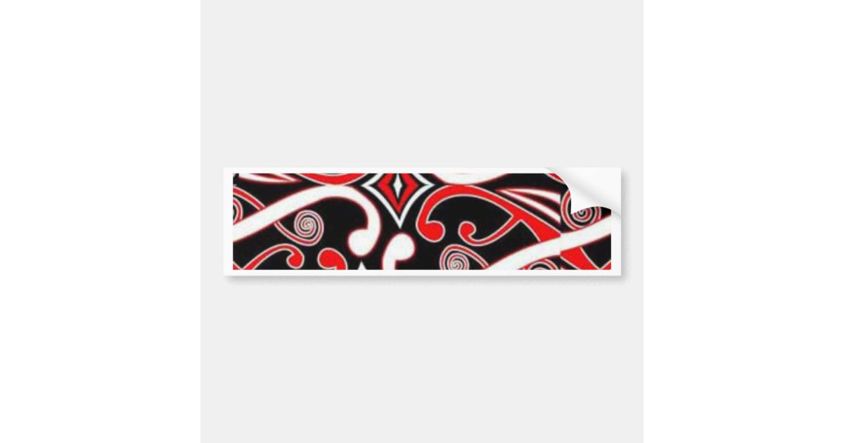 maori designs bumper sticker | Zazzle