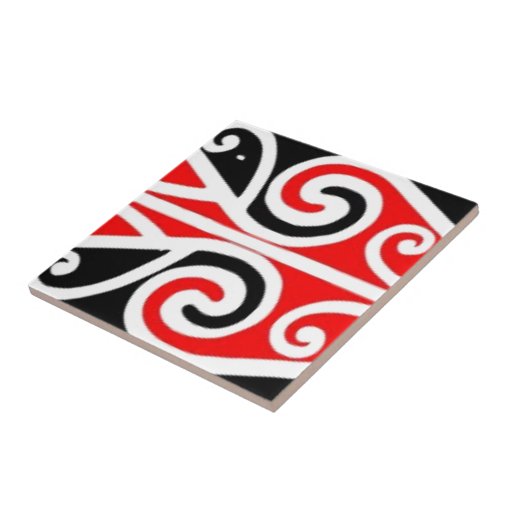 maori designs tribal art for you tile | Zazzle