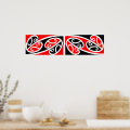 Maori Kowhaiwhai Pattern 2 - Poster | Zazzle
