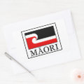 Maori Rectangular Sticker | Zazzle