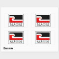 Maori Rectangular Sticker | Zazzle