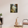 Map And Compass Poster | Zazzle