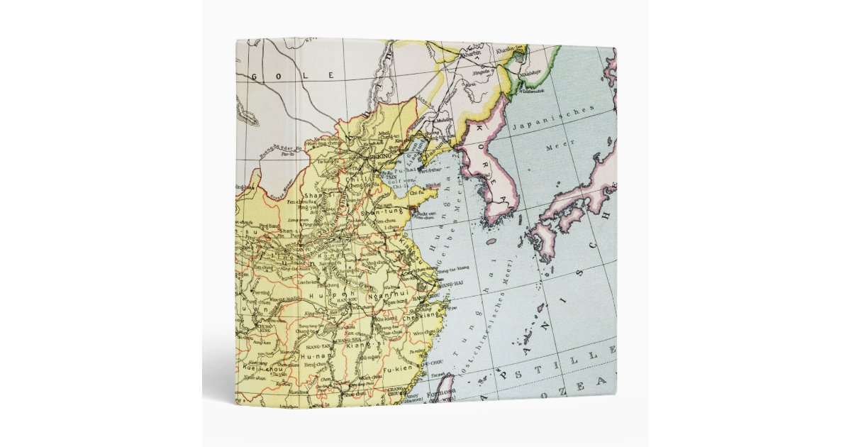 MAP: CHINA, 1910 BINDER | Zazzle