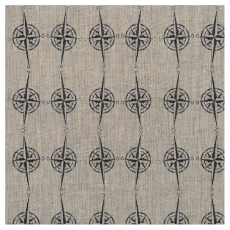 Nautical Waves Pattern Fabric | Zazzle