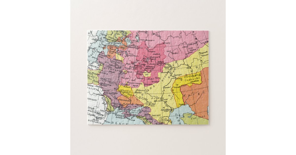 MAP: EXPANSION OF RUSSIA JIGSAW PUZZLE | Zazzle