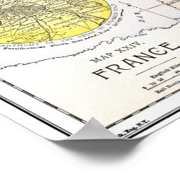 MAP: FRANCE POSTER | Zazzle