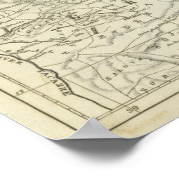 Map of Abyssinia Poster | Zazzle