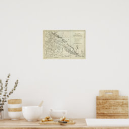 Map of Abyssinia Poster | Zazzle
