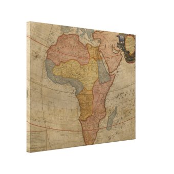 Map of Africa | 1700 2 Canvas Print | Zazzle