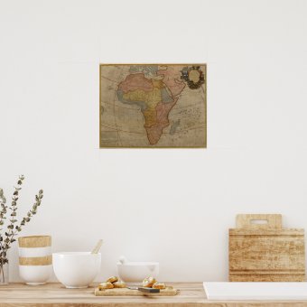 Map of Africa | 1700 Poster | Zazzle