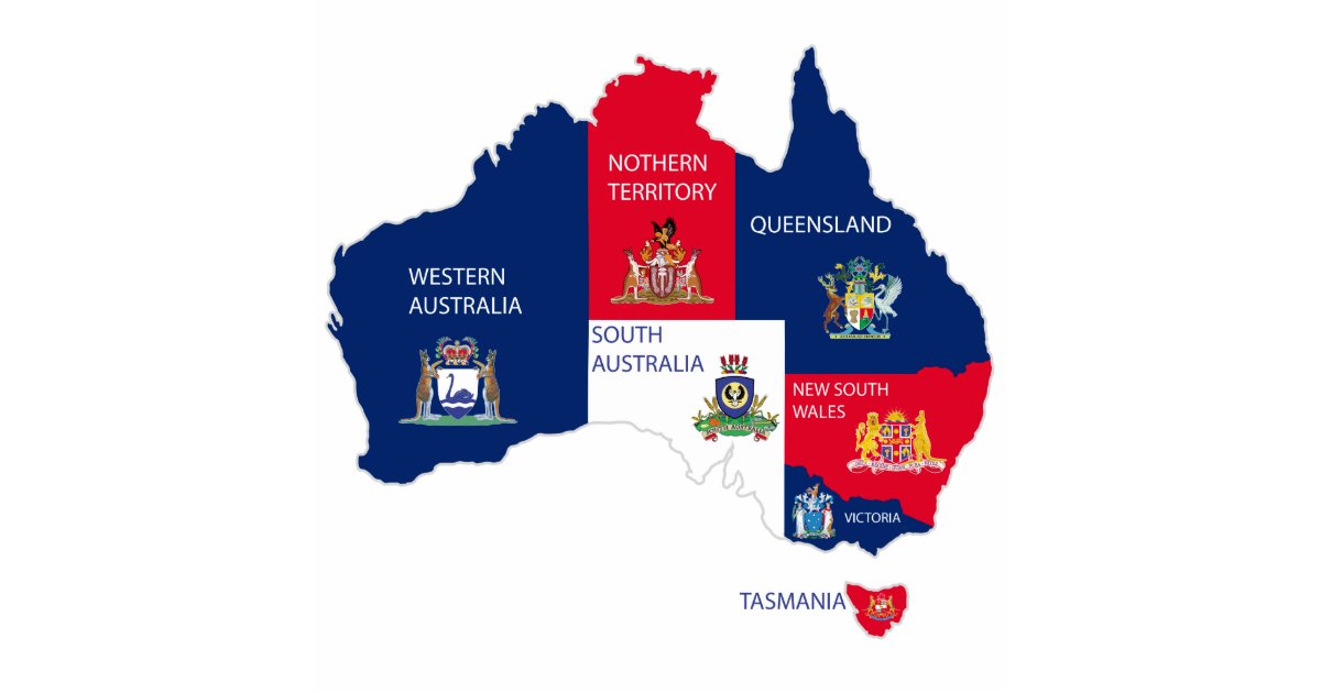 Map of Australia Cutout | Zazzle