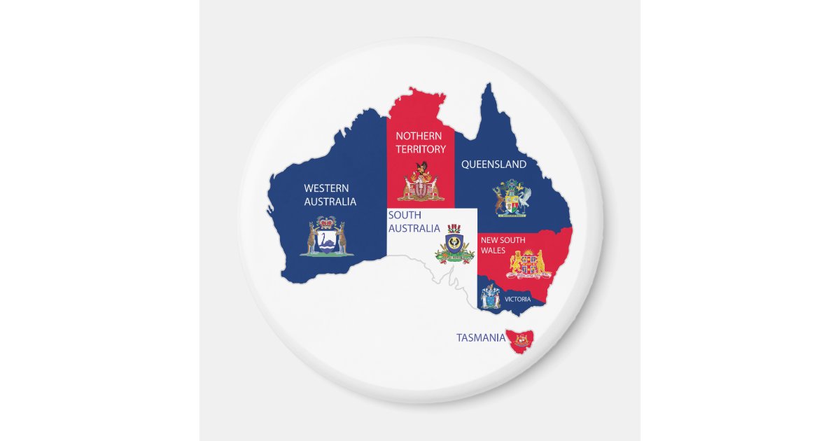 Map of Australia Magnet | Zazzle