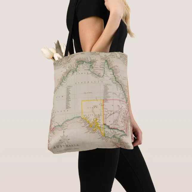 Map of Australia & New Zealand Tote Bag | Zazzle