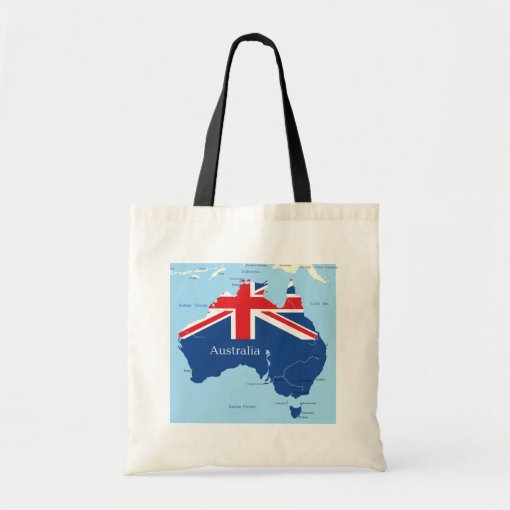 Map Of Australia Tote Bag | Zazzle